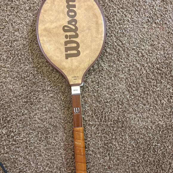 Wilson | Games | Vintage Wilson Speed Flex Made In Usa Wooden Tennis ...